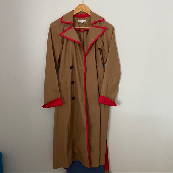 English Factory | Jackets & Coats | English Factory Belted Trench Coat ...